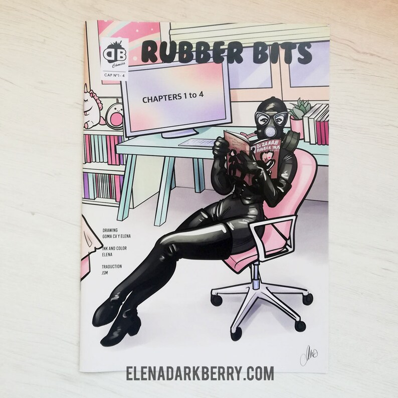 PAPER Fetish Porn Comic ENGLISH, Rubber Bits 1-4 - Etsy Australia
