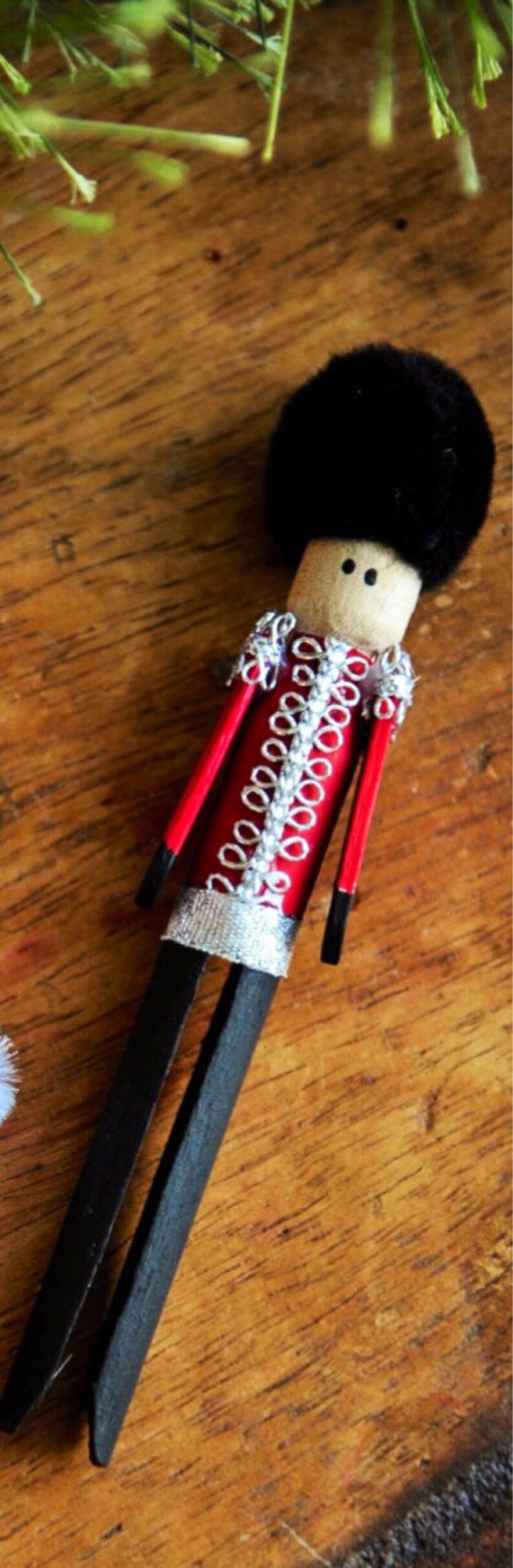 Pinspot Christmas Soldier Clothespin Ornaments - Etsy