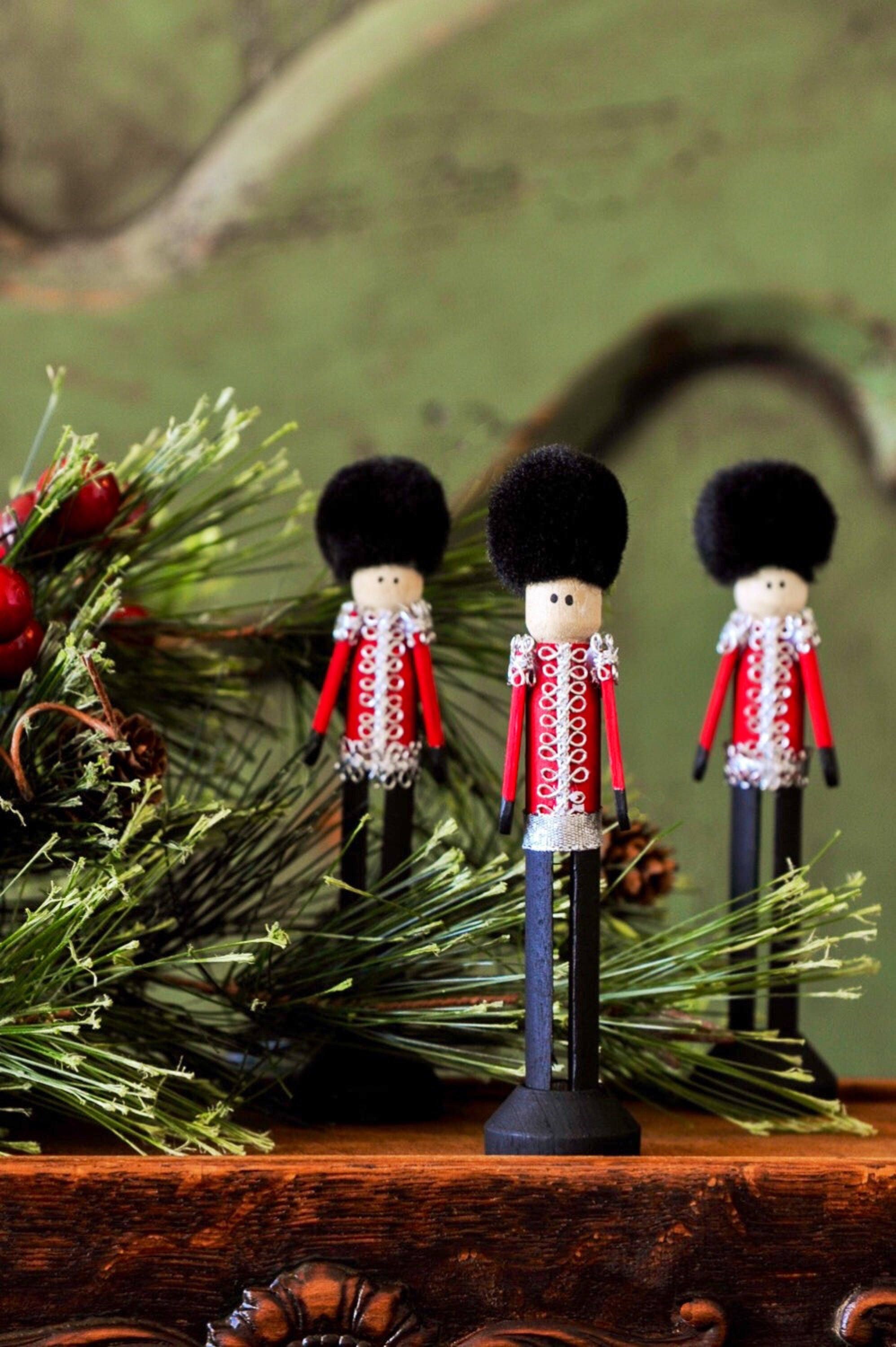 Pinspot Christmas Soldier Clothespin Ornaments - Etsy