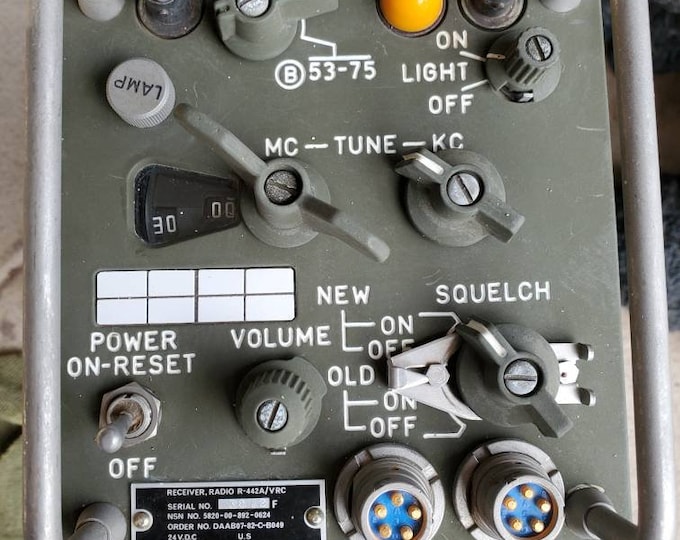 Vintage Humvee Receiver R-442a/vrc Auxiliary Radio in Very Good ...