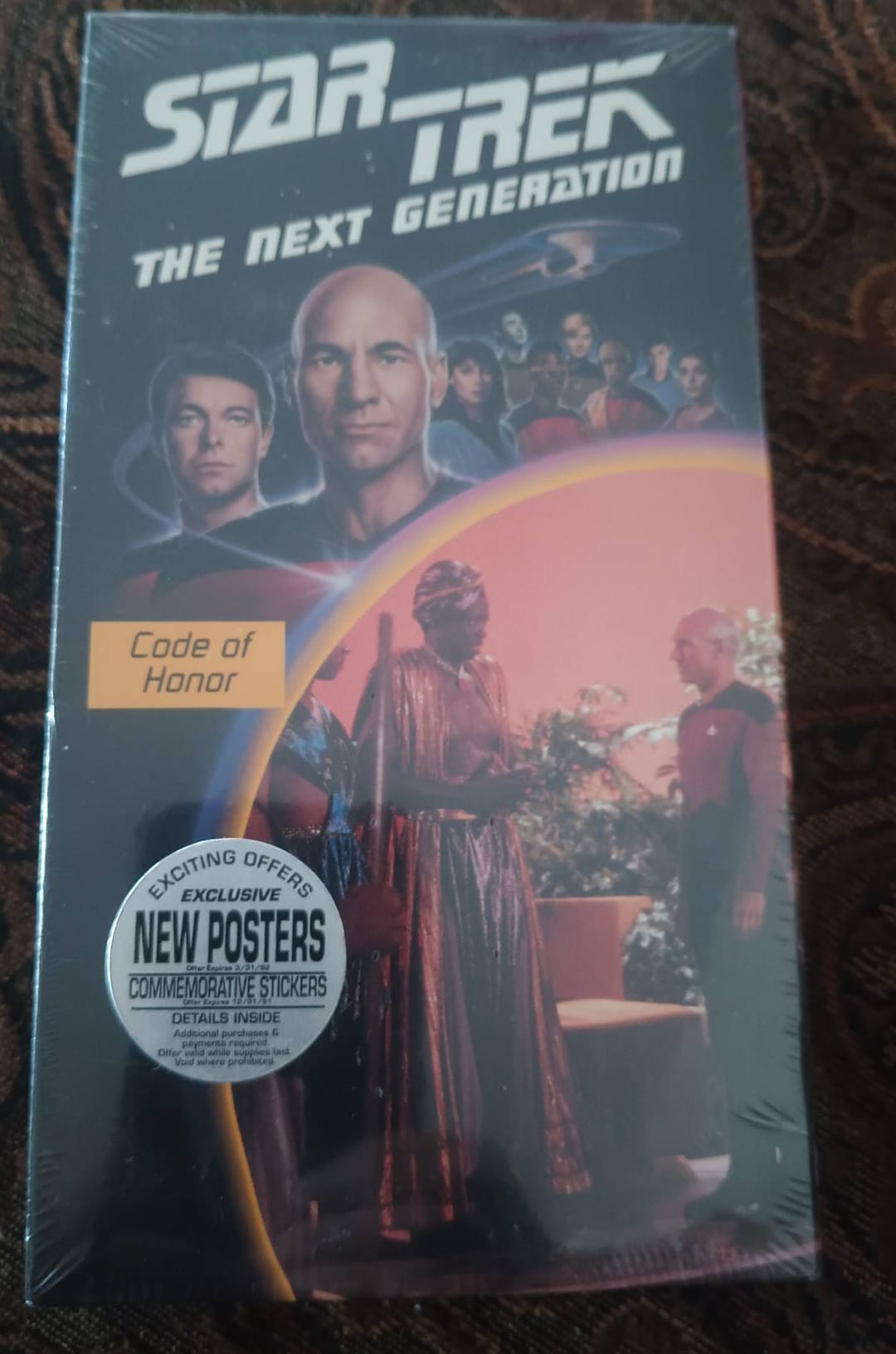 Vintage Star Trek Code of Honor Sealed VHS Tape. Mint. You Will Have No ...