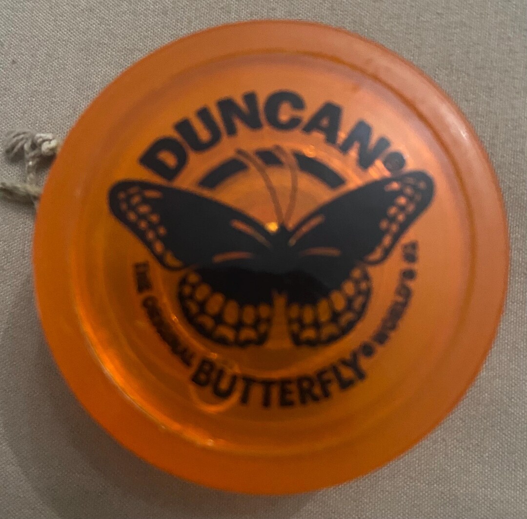 Vintage Duncan Orange Butterfly Yo Yo! 1990’s Excellent Used Condition ...