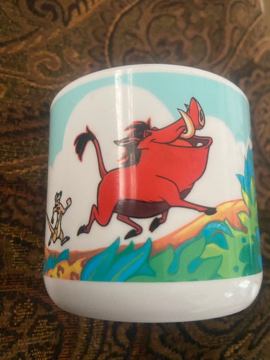 Vintage Dineyana. Vintage Lion King and Pumba Plastic Cup in Great ...
