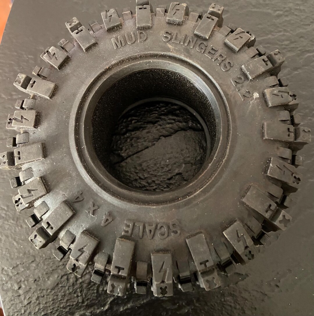 Vintage Mud Slingers 2.2 Scale 4x4 R/C Toy Car Tire. Like New With ...