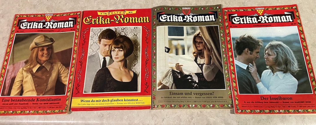 4 Vintage German Magazines From the 1970’s in Good to Very Good ...