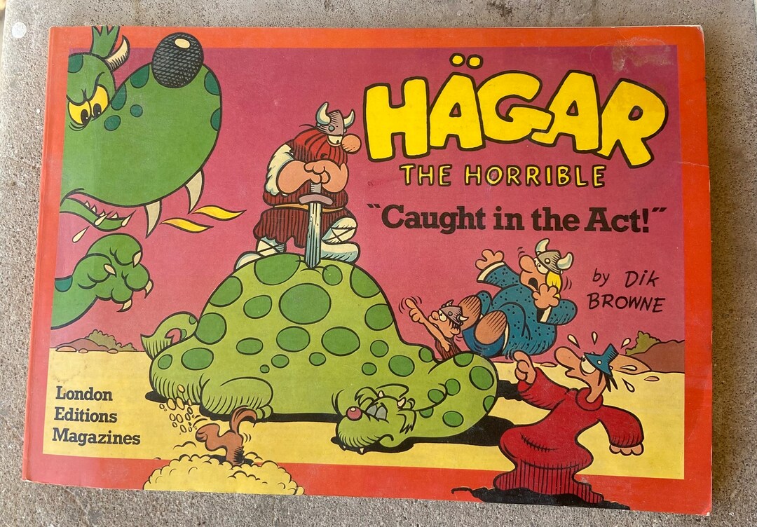 Book Vintage Hagar the Horrible caught in the Act in Very Good ...
