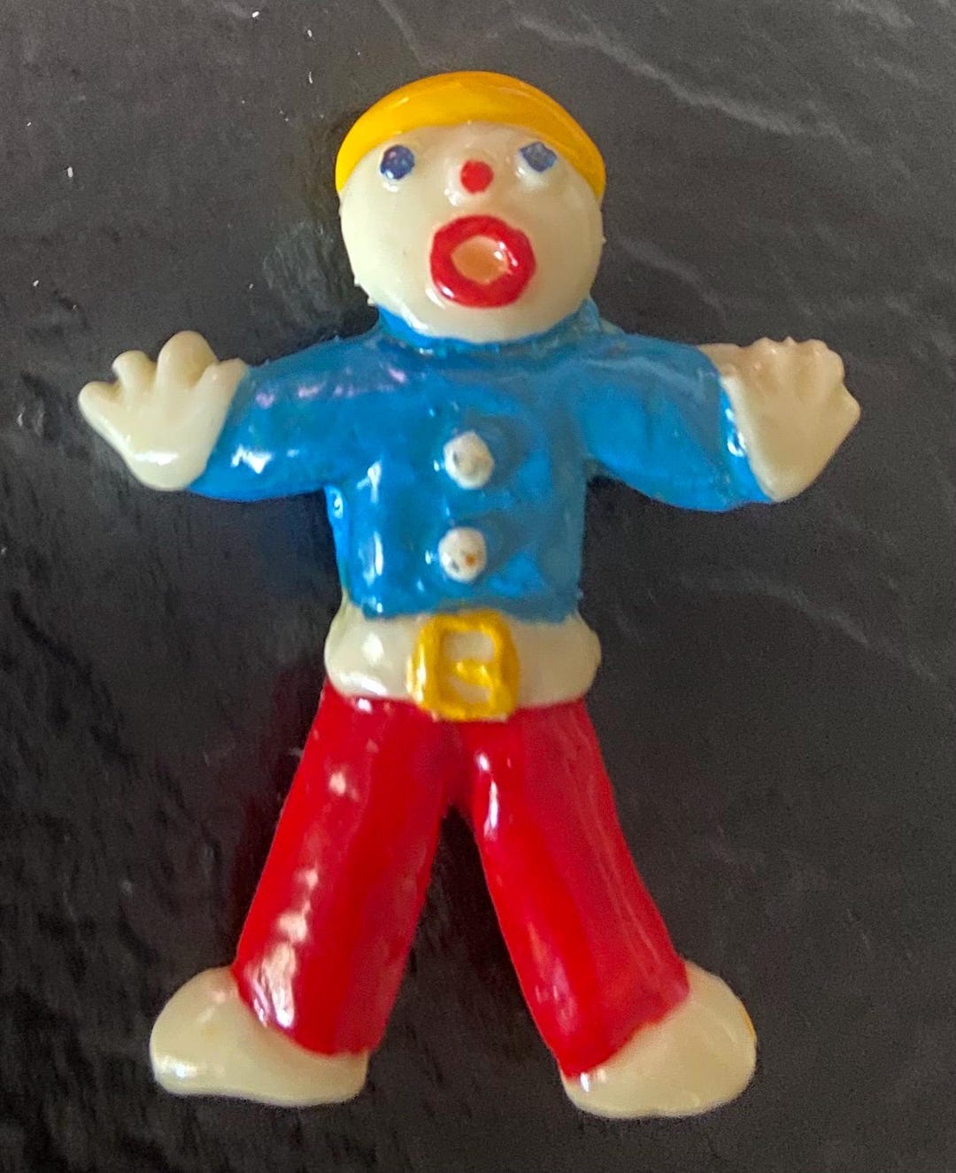 Vintage SNL Mr. Bill Pin. Vintage Hand Painted Plastic. Measures About ...