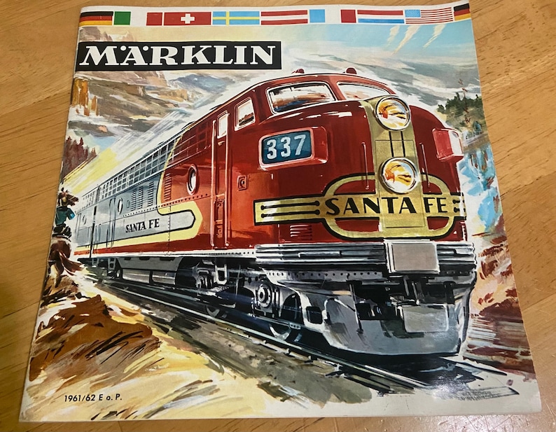 Vintage Marklin 1961 1962 HO Scale Model Train Catalog in Excellent ...