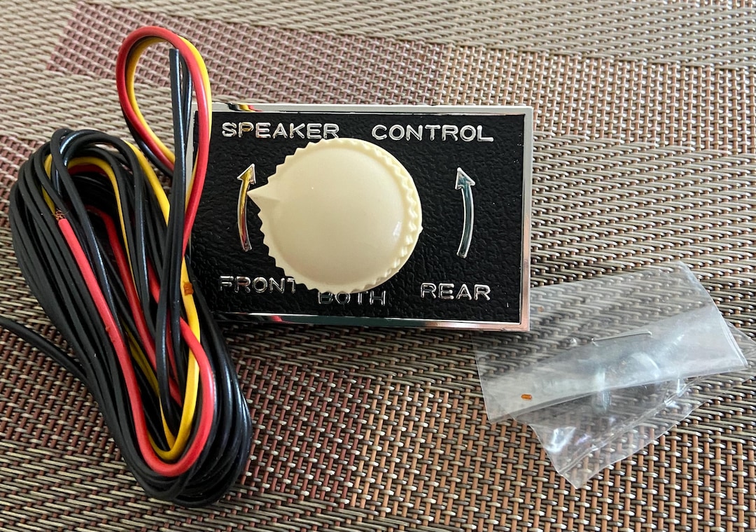Vintage Automobile Rear Speaker Fader Switch Nos. Car Rear Speaker ...