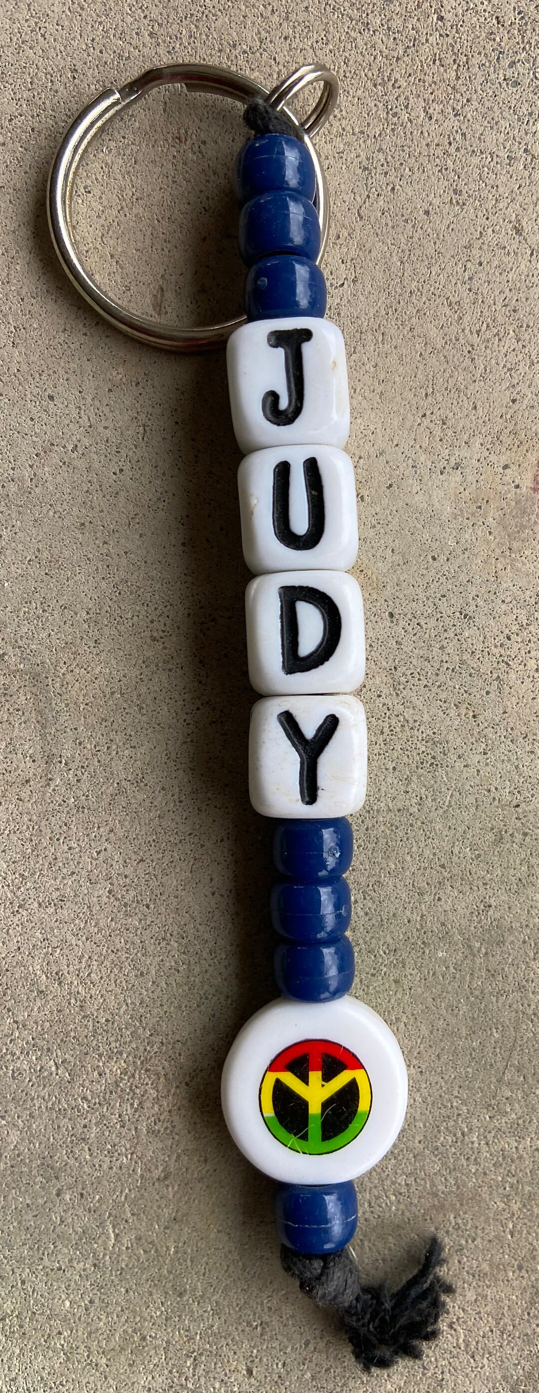 Vintage Judy Keychain Has Judy on Four Sides Very Good Condition No ...