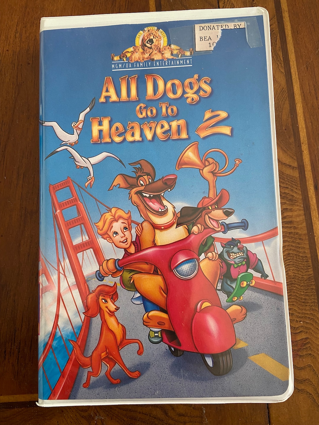 Vintage All Dogs Go to Heaven 2 VHS in the Clamshell. Excellent ...
