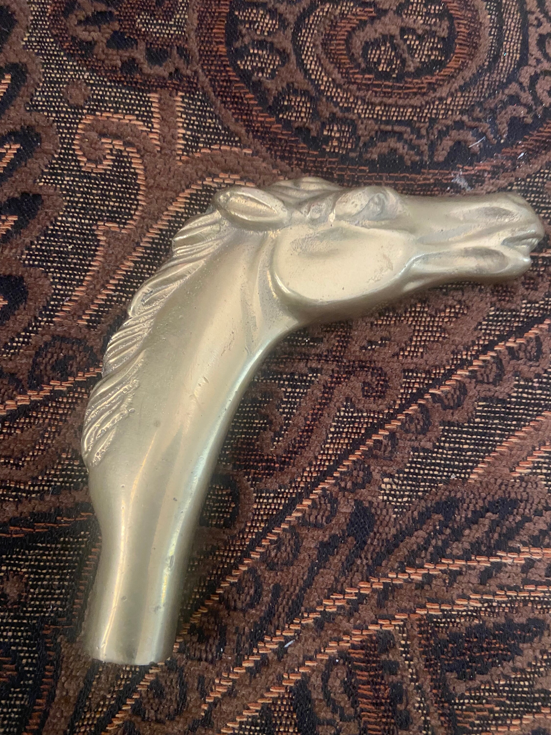 Vintage Solid Brass Horse Head Rat Rod Hot Rod Shifter 4 Speed Shifter ...