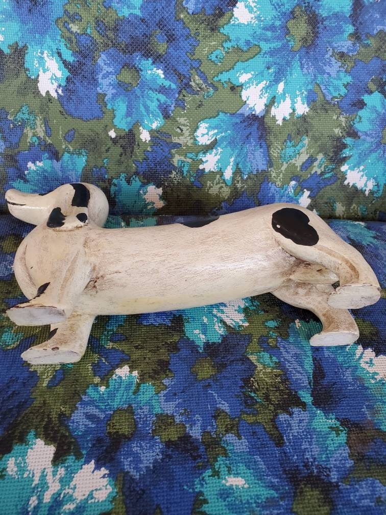 Vintage Large Dachshund Weenie Dog. Made of Wood About 11 Inches. Hand ...