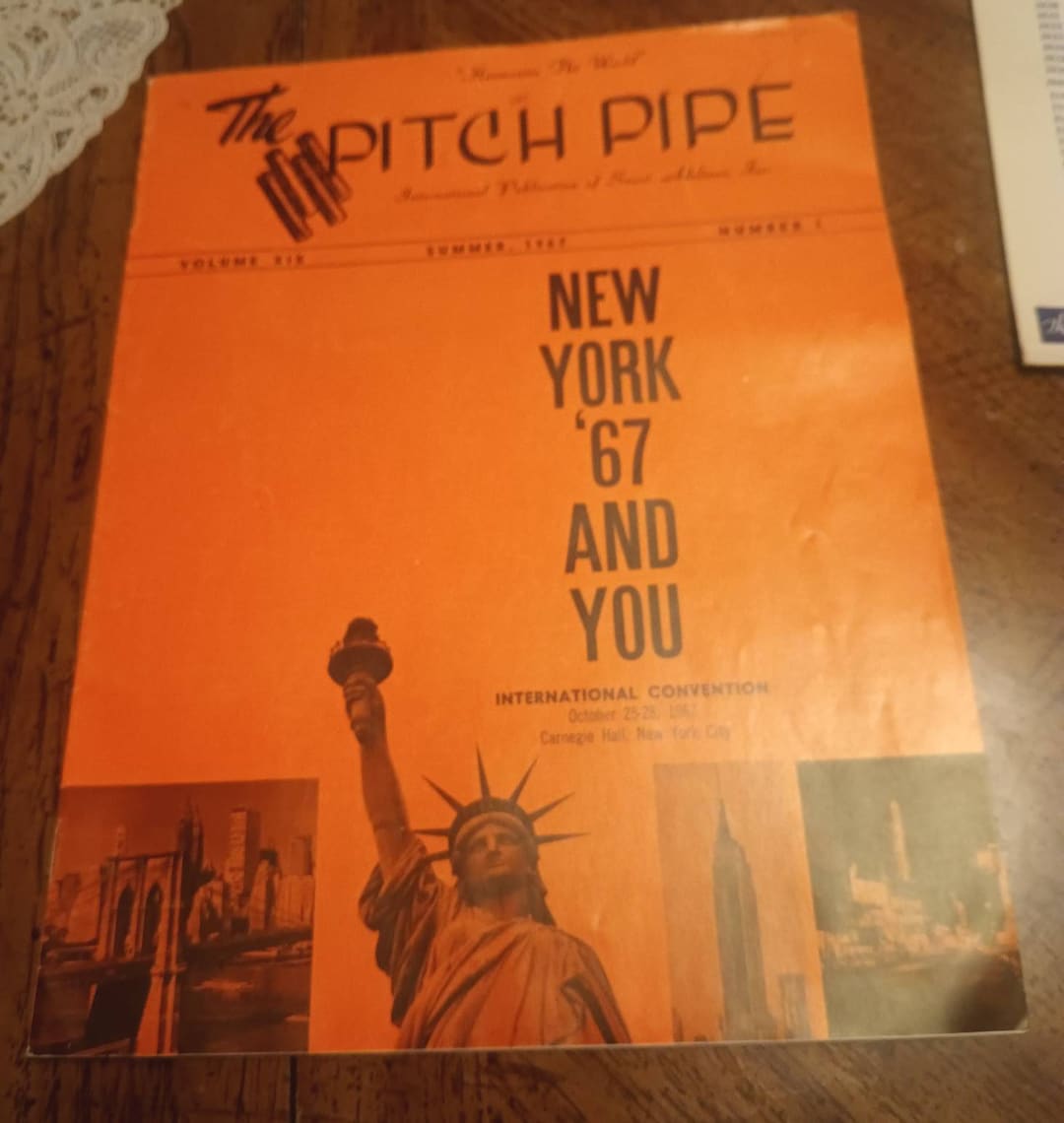 Vintage the Pitch Pipe Magazine Summer 1967 Publication of Sweet ...