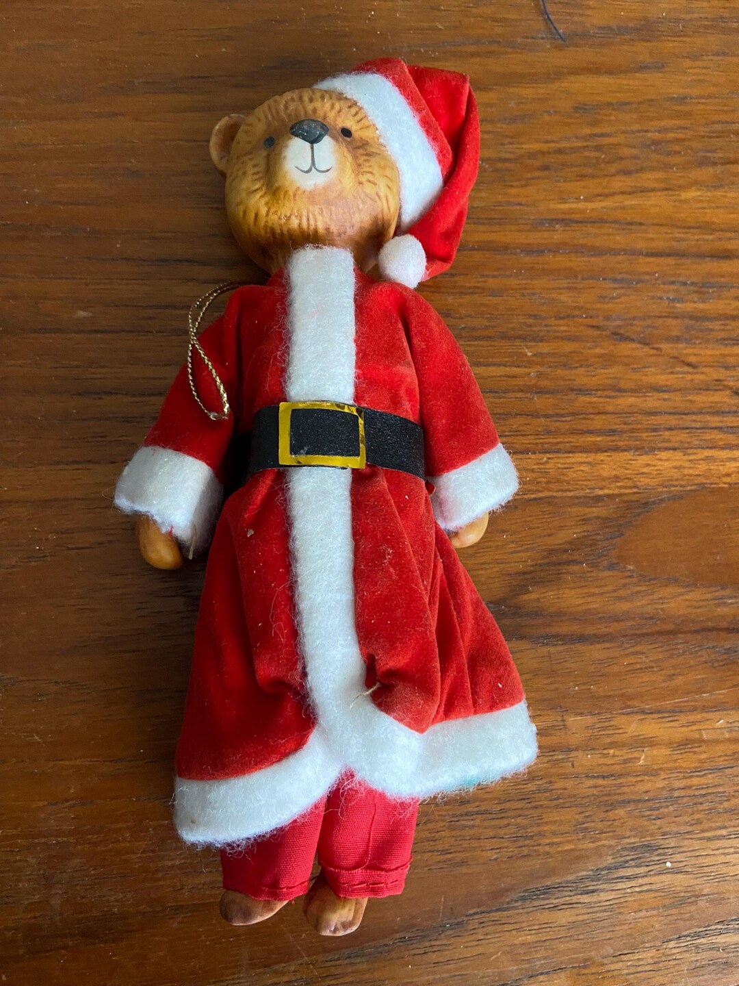 Vintage Bear Christmas Ornament as Santa Clause… Dressed to “T”! About ...