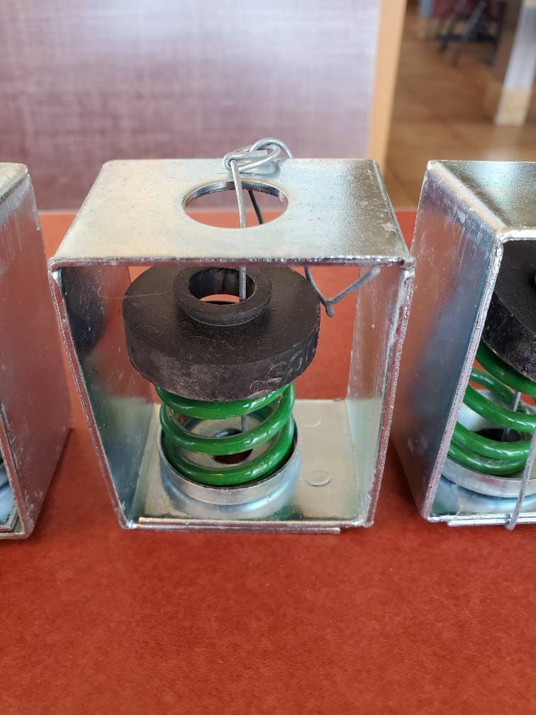 NOS Kinetics Noise Control Spring Vibration Isolators. NOS. Very light ...