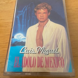 Vintage Luis Miguel El Idolo De Mexico Cassette Tape. Wraone Latin ...
