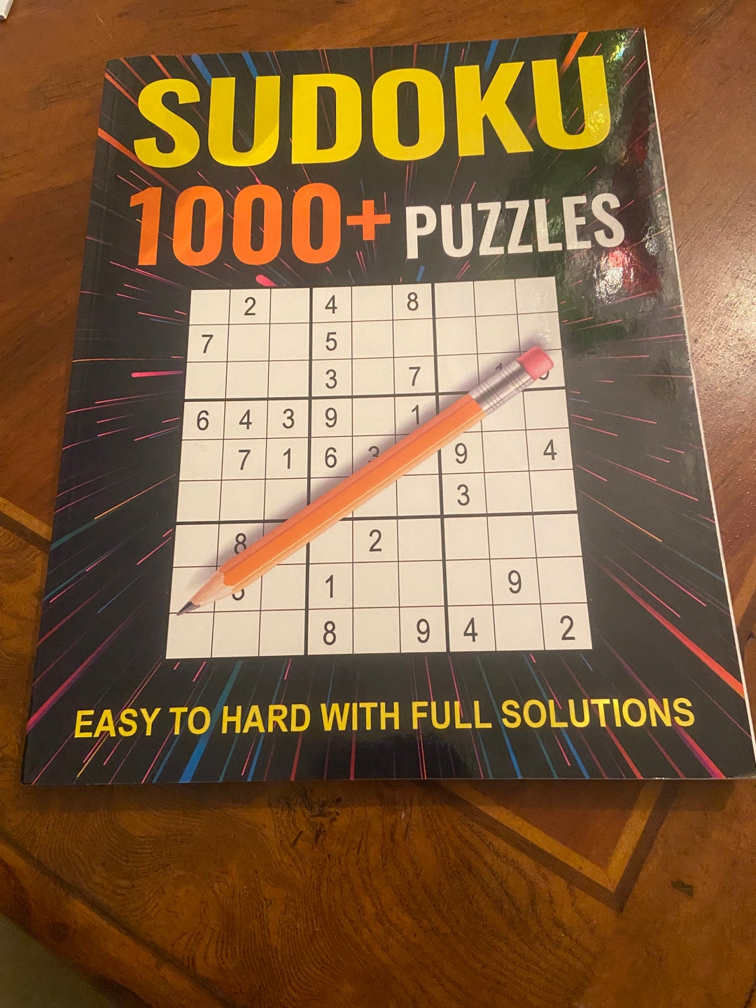 Sudoku 1000+ Puzzles Book. Easy to Hard With Full Solutions. No ...