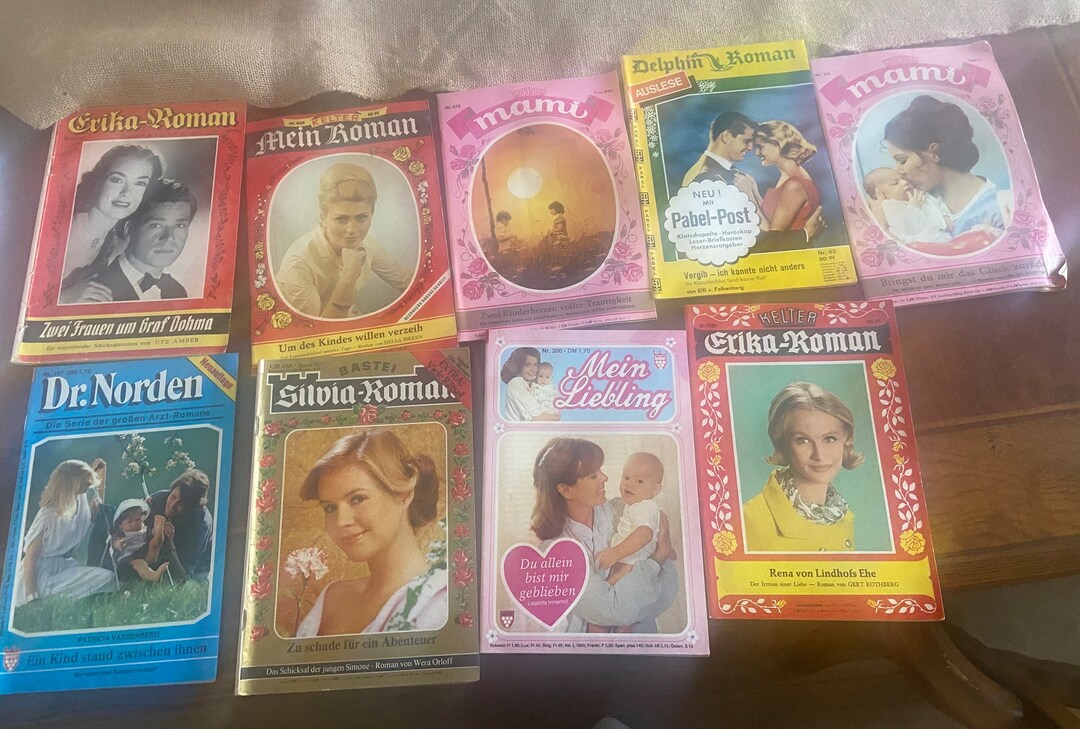 Nine Vintage German Magazines in Good to Very Good Condition. They Are ...