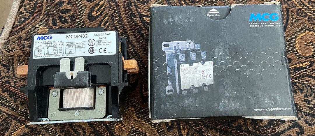 MCG Definite Purpose Contactor 24V 60hz Mcdp402 B6 - Etsy