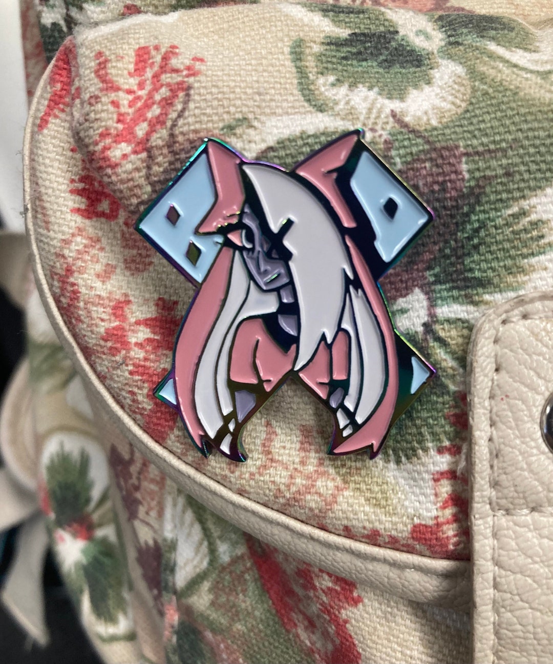 B & C Grade Fallen Angel Vaggie Rainbow Plated Soft Enamel Pin FAN MADE ...