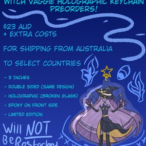 LAST CHANCE || 2022 Witch Vaggie Fanmade Acrylic Keychain - Etsy