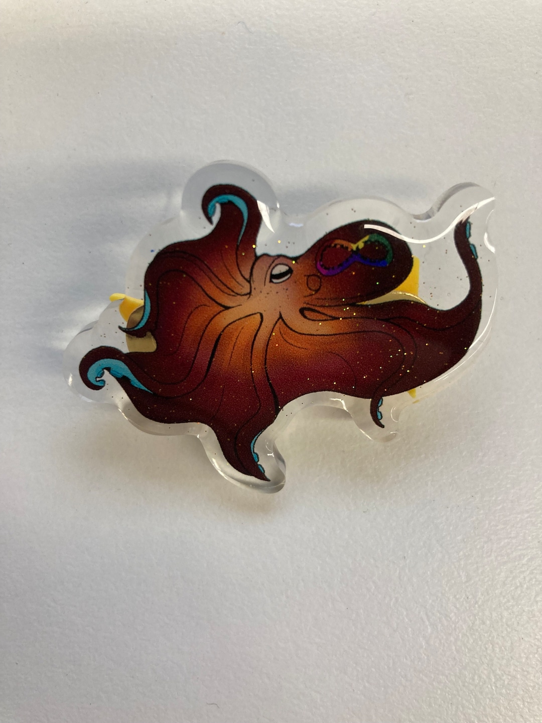 Autism Pride Octopus Acrylic Pin COLLAB WITH @LUCEDRAGONDESIGN - Etsy
