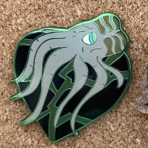 Mutant Heart Chrome Plated Hard ENAMEL Pin || Whoniverse Fan Merch - Etsy