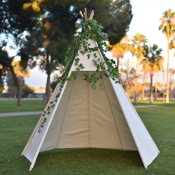 Canvas Teepee - Etsy