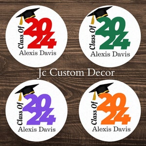 Class of 2024 Sticker Labels-2024 Graduation Stickers-class of 2024 ...