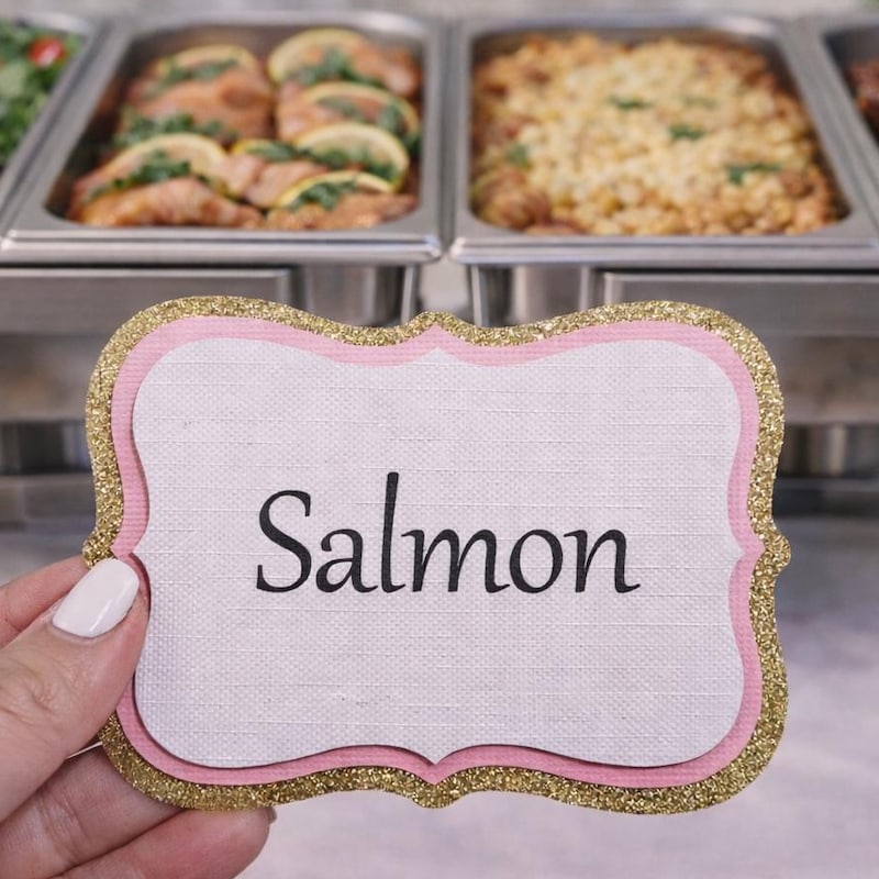 Buffet Menu Tags - Etsy