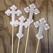 Boy Girl Cross Centerpiece-Cross Centerpiece-Baptism Cross | Etsy