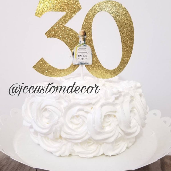 Patron Cake Topper - Etsy