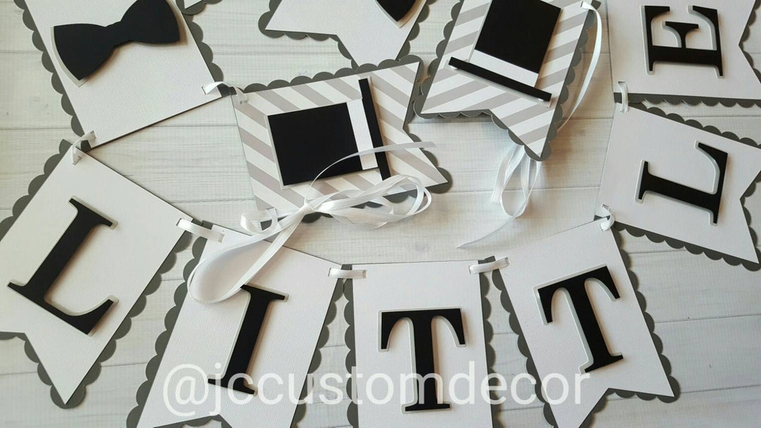 Little Man Banner-little Man Baby Shower Banner-little Man Birthday ...