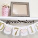 Wedding Date Banner, Date Banner, Number Date Banner, Bridal Shower ...