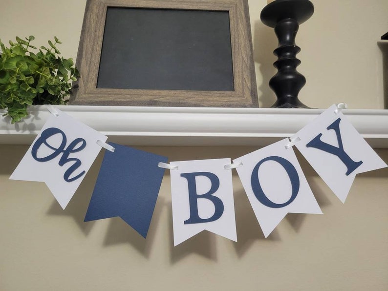 Oh Boy Banner-oh Boy Shower Banner-oh Boy Decor-oh Boy-oh Boy Baby ...