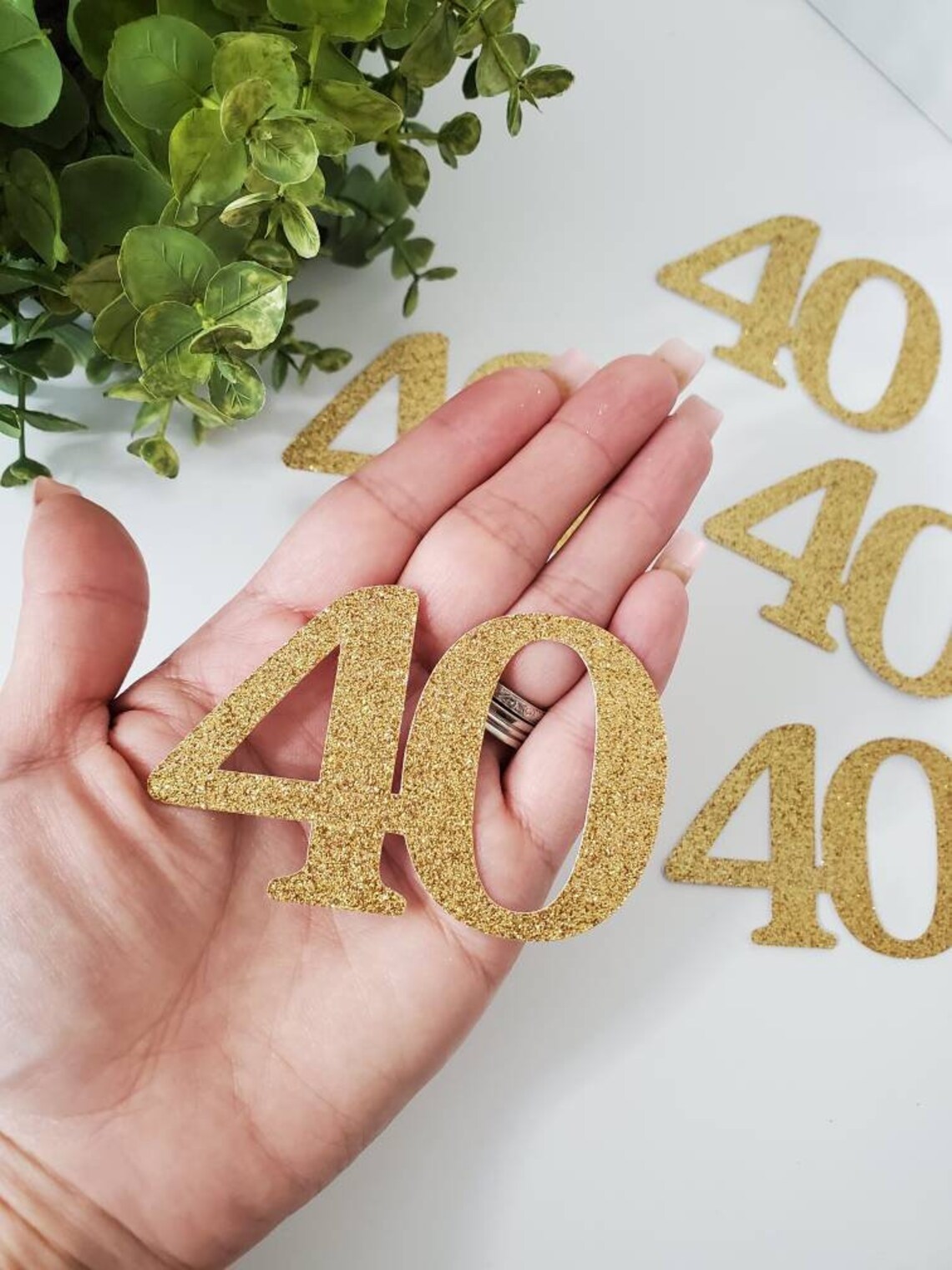 40th Birthday Confetti-age 40 Table Confetti-any Age | Etsy
