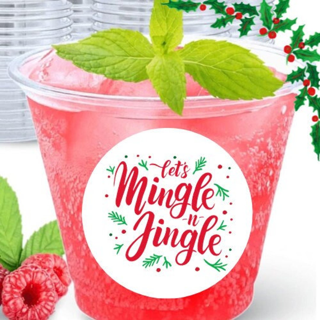 Mingle and Jingle Holiday Party Cocktail Cup-mingle and Jingle Party ...