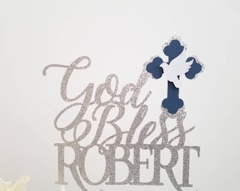 Navy Cake Topper - Etsy