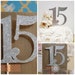15 Cake Topper, Any Age Cake Topper, Glitter Cake Topper-15 Birthday ...