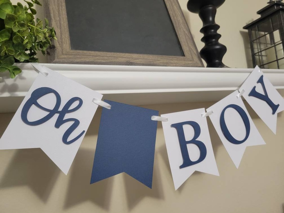Oh Boy Banner-oh Boy Shower Banner-oh Boy Decor-oh Boy-oh Boy Baby ...