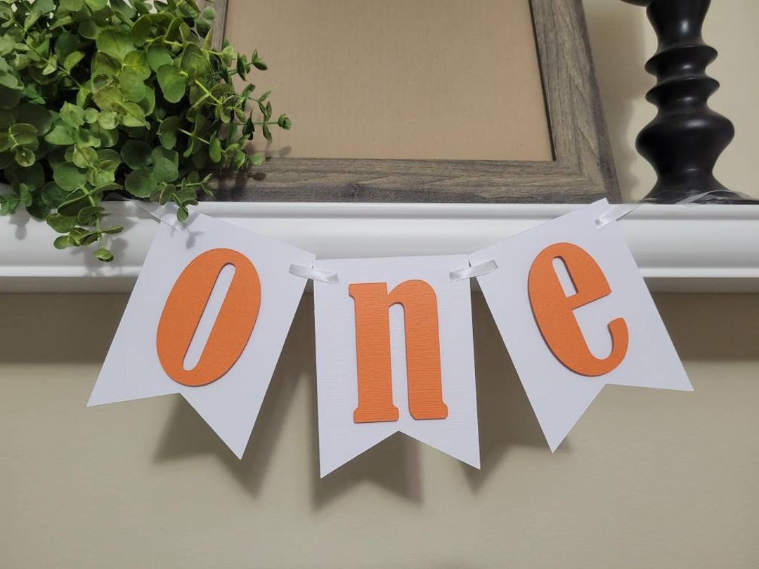 One Boy Girl Highchair Banner-one Banner-first Birthday Boule Girl ...