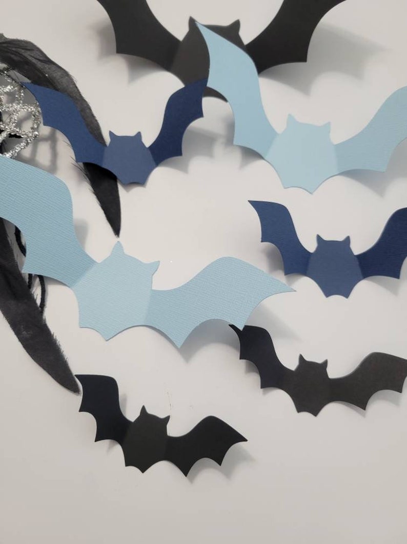 Cute Halloween Bats Wall Decor-3d Paper Wall Bats-pink Black - Etsy