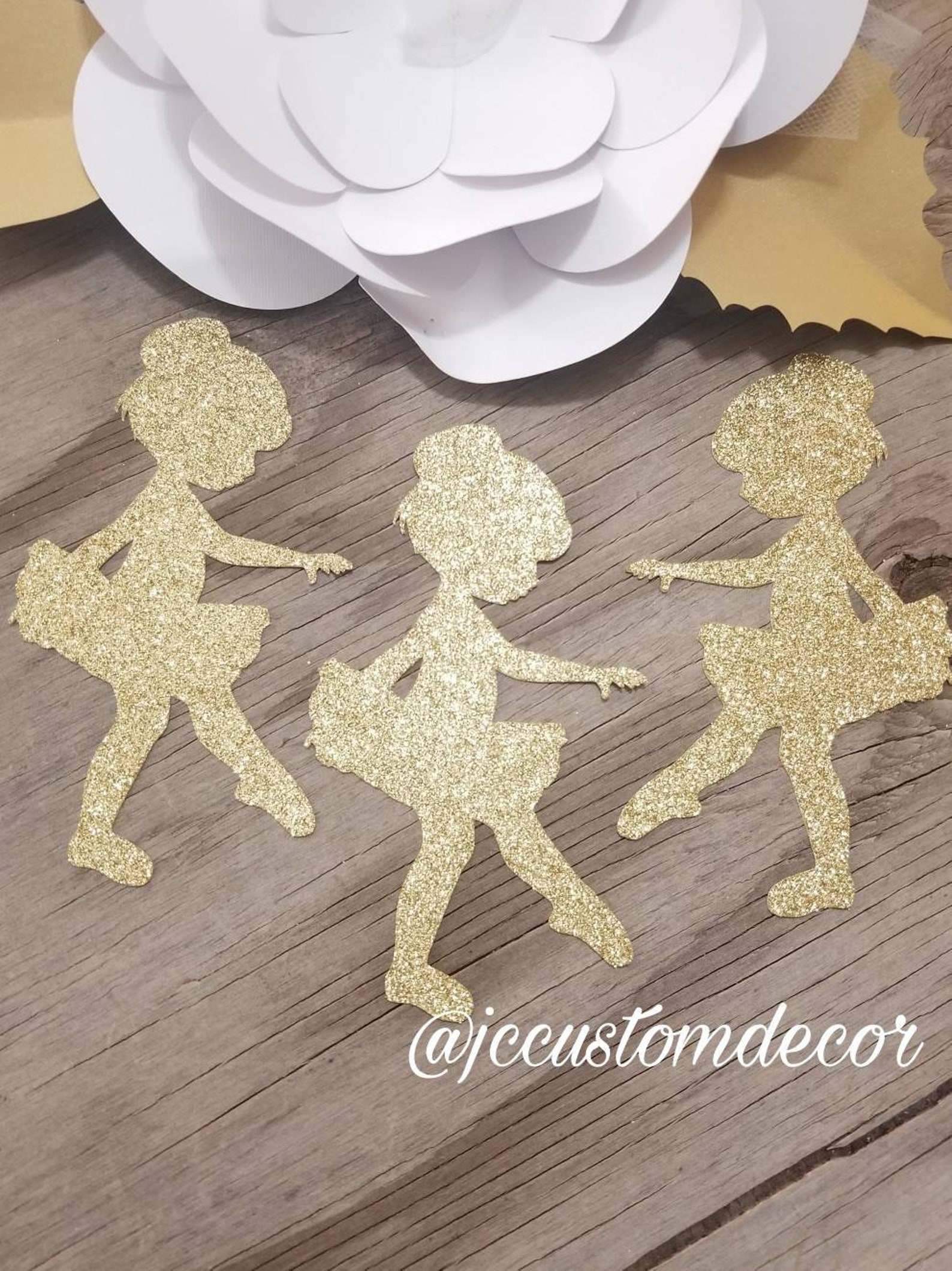 Ballerina Die Cut-glitter Ballerina Diy Die Cut-ballerina - Etsy