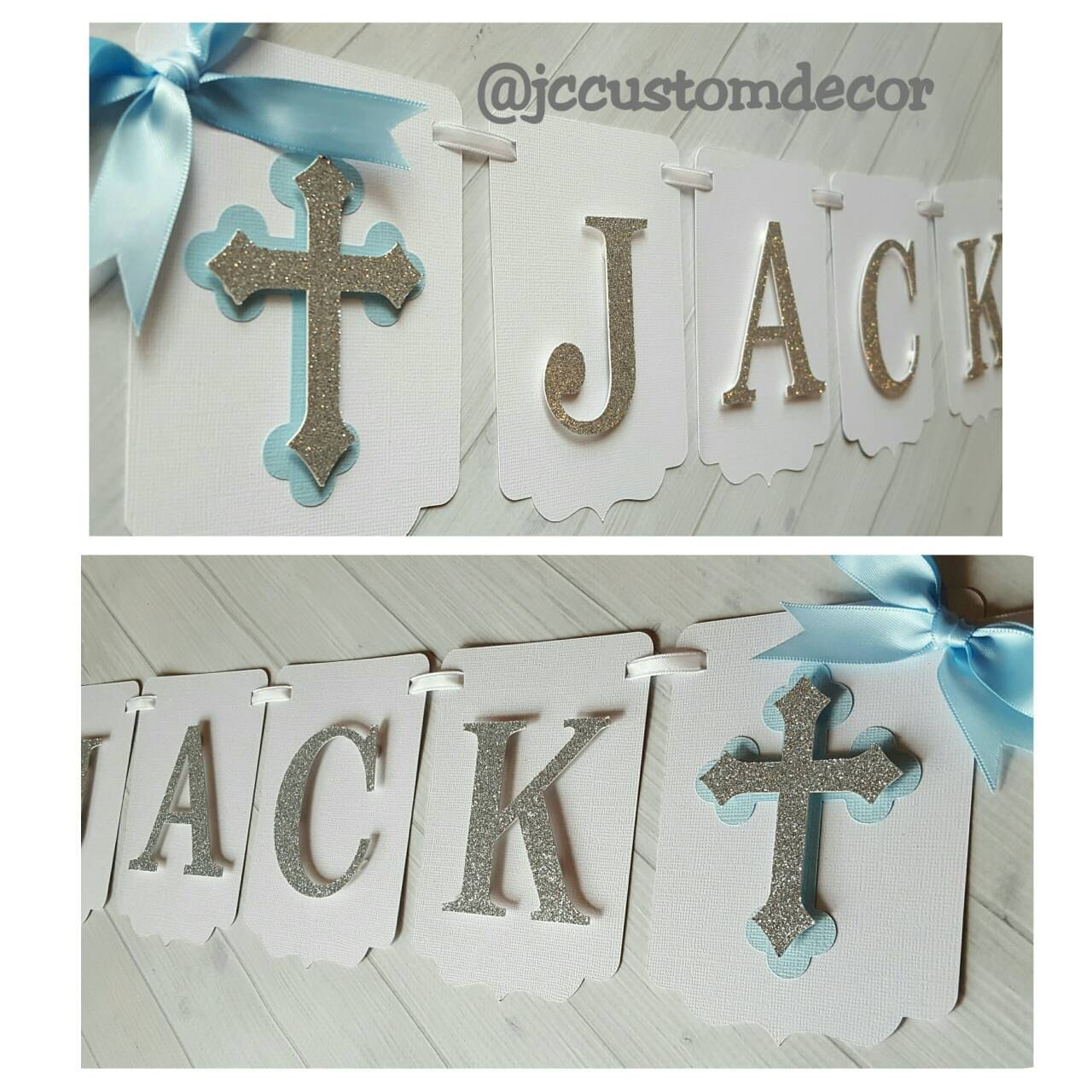Baptism Boy Girl Banner-baptism Banner-baptism Decorations-first ...