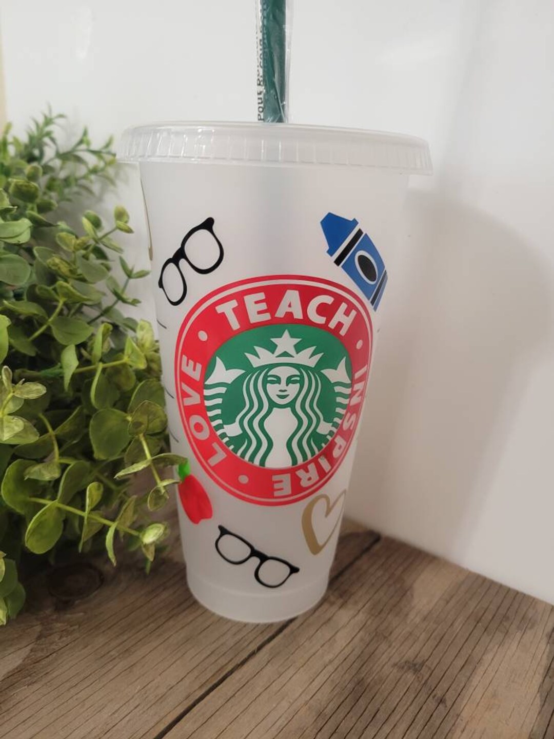 Teacher Starbucks Cup Tumbler-teacher Appreciation Gift-teacher ...
