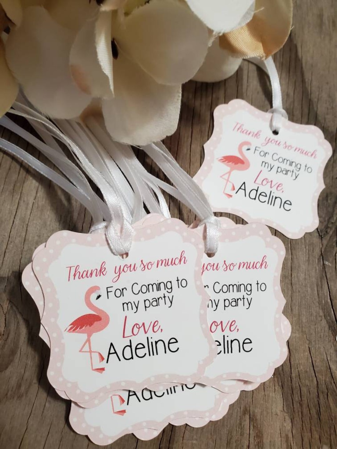 Flamingo Favor Tags-flamingo Theme Birthday Tags-flamingo Tags-flamingo ...