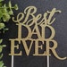 Fathers Day Cake Topper-best Dad Ever Cake Topper-dad Cake - Etsy
