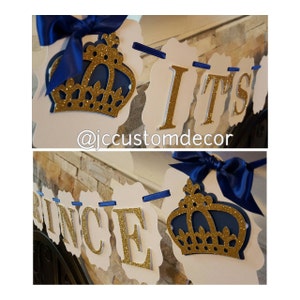 Royal Prince Banner-its A Prince Banner- Royal Prince Birthday Banner ...