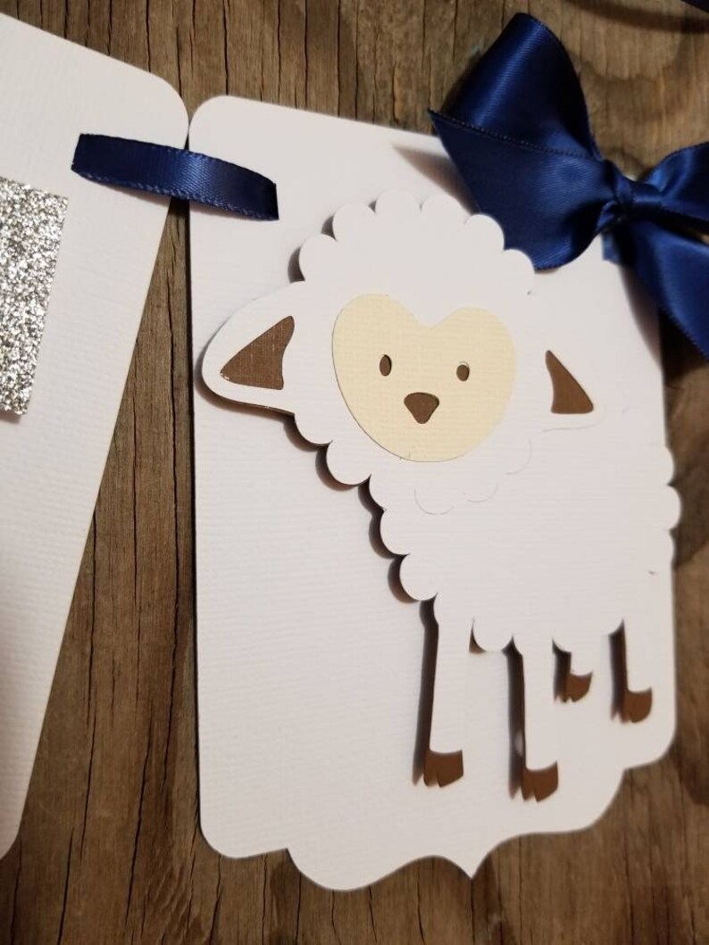 Baby Lamb Sheep Banner-baby Sheep Boy Girl Banner-baby Shower - Etsy
